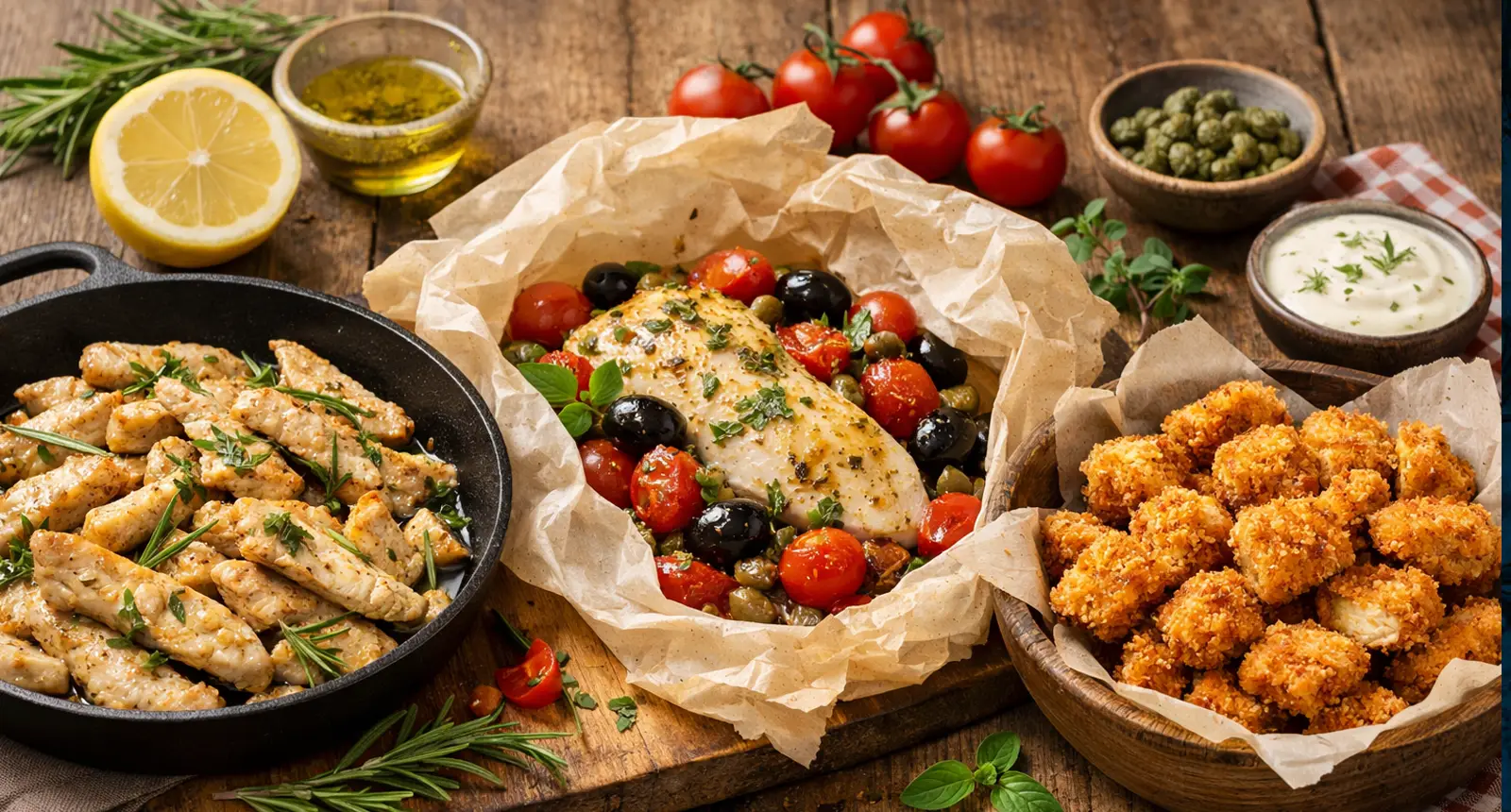 3 ricette facili e saporite con il pollo da preparare in 30 minuti ...